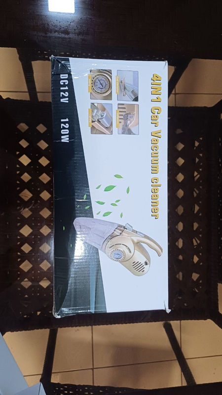 Мини автопылесос, компрессор 4 в 1