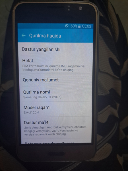 Samsung J1 2016 aybi zvugi chqmaydi boshqa joyi ishlaydi
