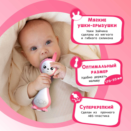 Интерактивная игрушка для детей Зайчик Няня Грызушка