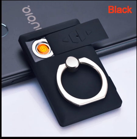 кольцо электронная зажигалка Ветрозащитная USB зарядка