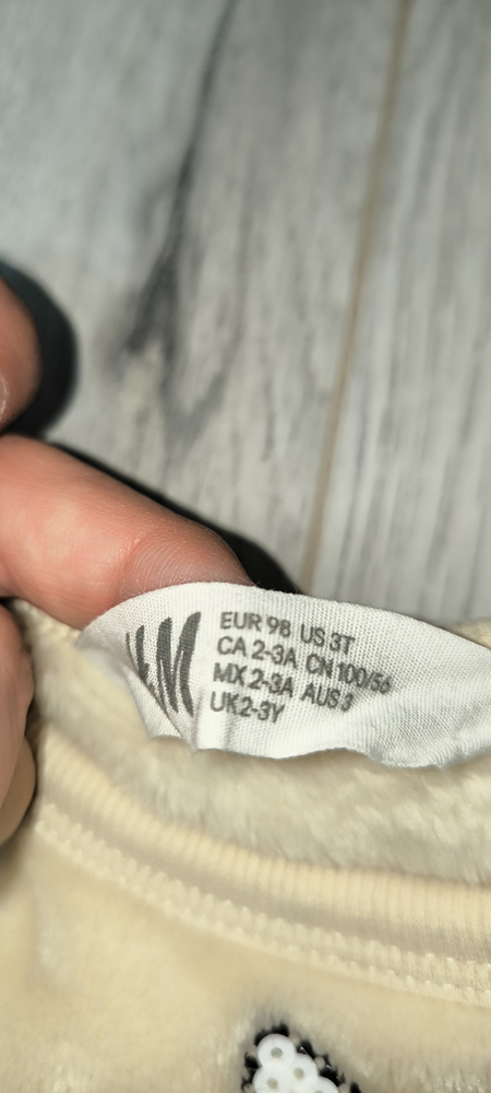 Свитшот H&m 2-3 года
