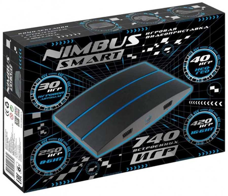 Nimbus smart игровая приставка ретро флагман 740 встроенных игр.