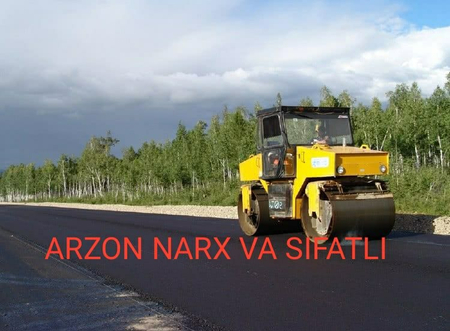 Асфальт ишлари арзон ва сифатли