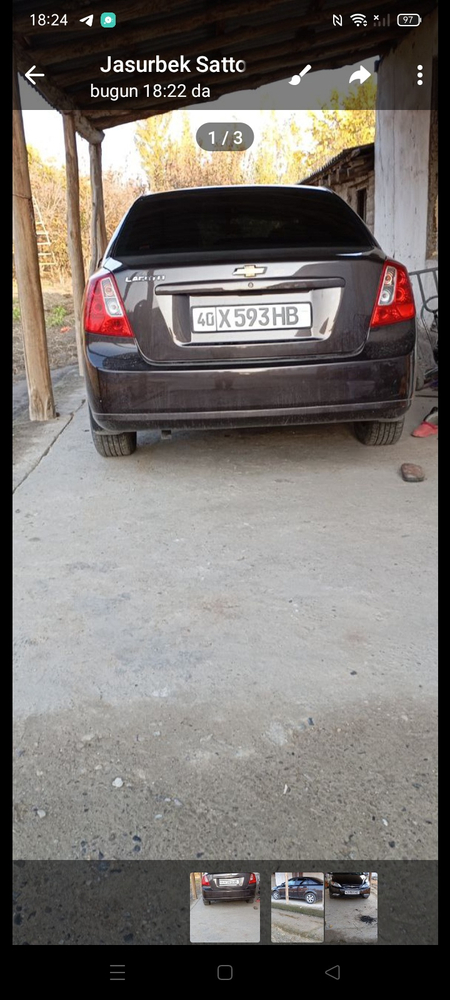 Gentra sotiladi faqat naxtga
