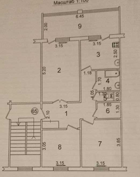 Юнусабад-9. ор. Корзинка. Продаётся 3 комн.квартира цена 75 000дол