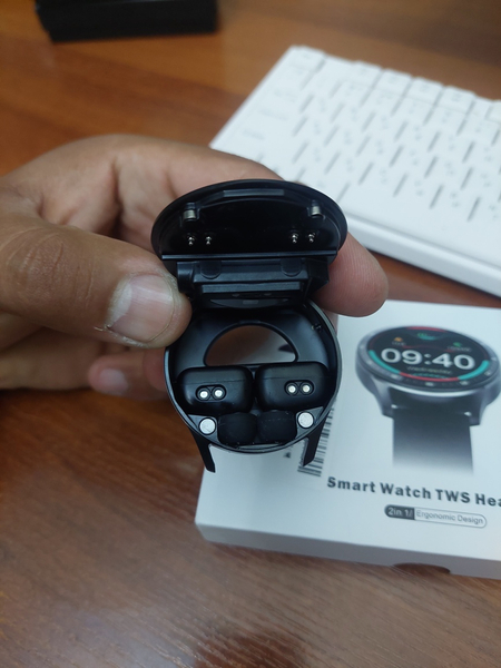 Smart wach TWS headset smart wach va navushnik ikalasi bir