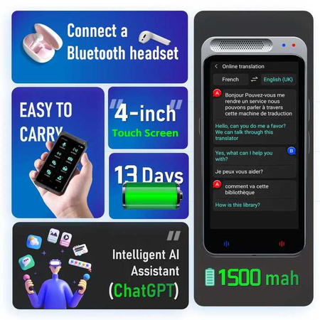 Ai Z6 Новое поступление Устройство для перевода языка