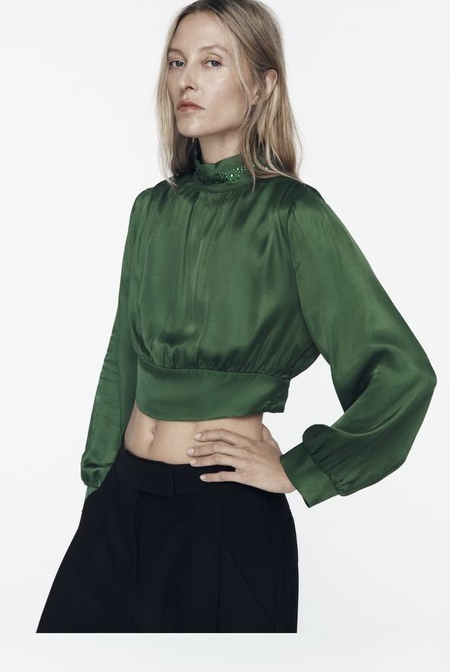 топ-рубашка от ZARA
