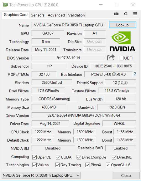 HP Omen 16-b0002TX