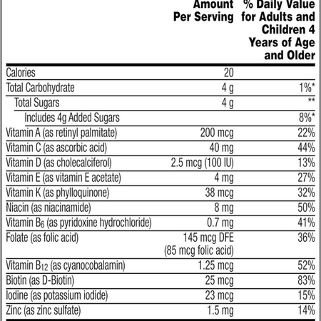 Bayer FlintsTones Super beans Multivitamin for kids