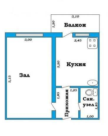 2/1/4 Ул. Фитрата. На против 5 роддома. 35м2. Косметика. Мебель.
