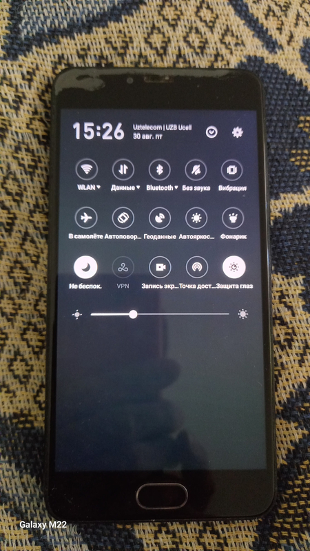 Телефон Meizu M5  (Youtube не поддерживает,Телеграм поддерживает)