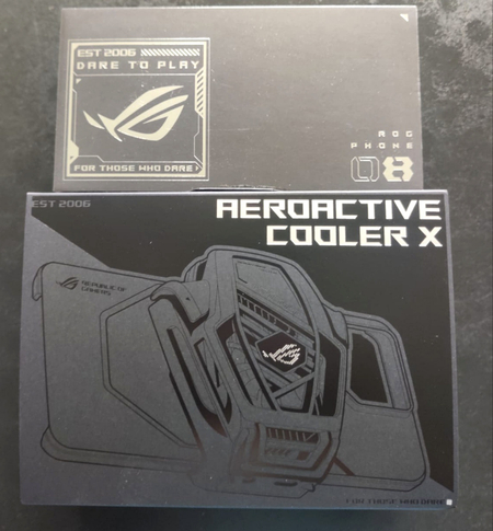 Asus ROG Phone8 16/256 Gray& AeroactiveCooler X & GlassScrenProtector