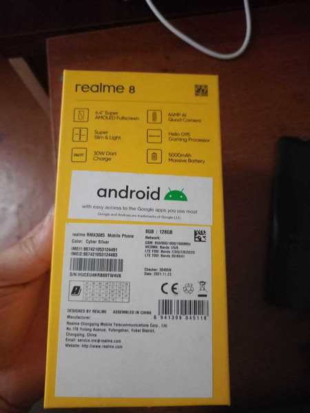 realme 8.  В идеальном состоянии