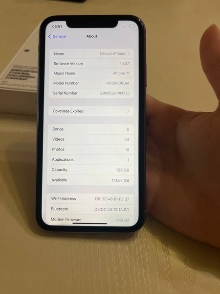 iphone 11, 128GB
