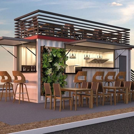 Konteyner kafe biznes