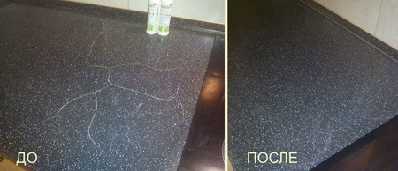 Реставрация акриловых столешниц