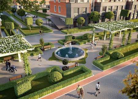 2х комнатная квартира в новом Жилом комплексе Greenwich (154984)