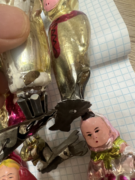 Елочные игрушки старинные .