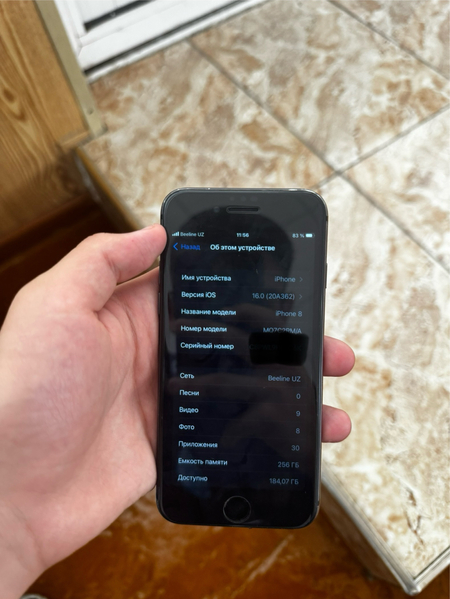 Iphone 8 256gb black