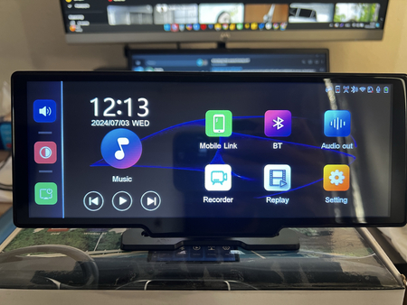 Видеорегистратор 4К, carplay, android auto