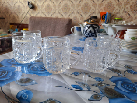 Кружка стеклянная