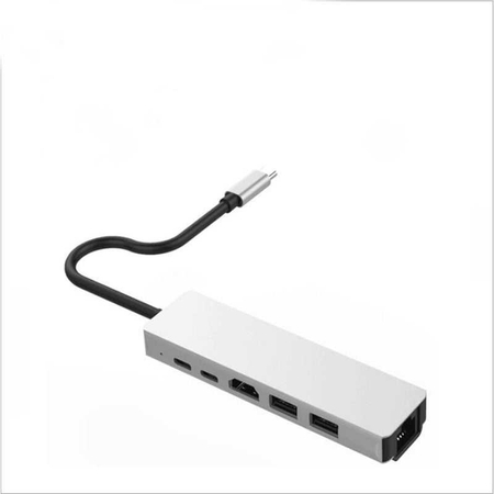 Адаптер type-c к usb 3.0 сетевая Рабочая карта HDTV 6 в 1 usb