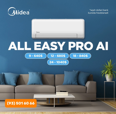 Кондиционер Midea , модель ALL EASY PRO  18,000 bTu  / İ