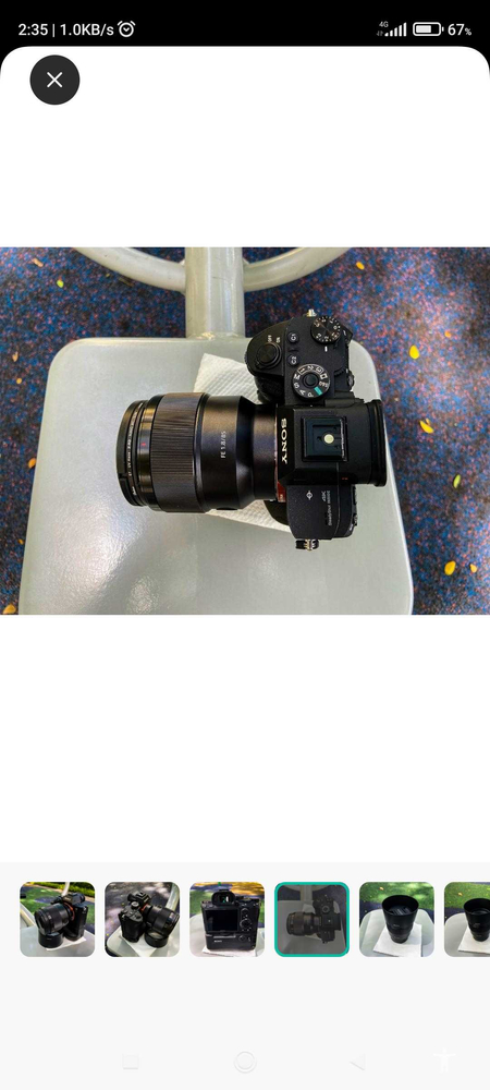 Sony a7riii obyektiv bilan