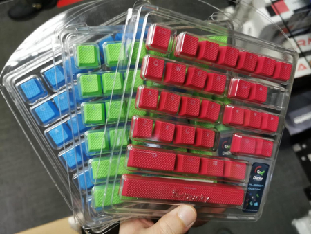 СКИДКА! клавиши 31шт/Кейкапы зеленые Ducky RUBBER Keycap