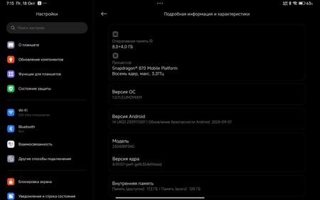 Mi pad 6 8/128 ideal