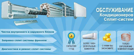 Ремонт заправка, профилактики кондиционеров