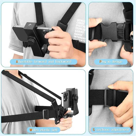 Кронштейн на грудь для экшн-камеры или смартфона - новое -доставка
