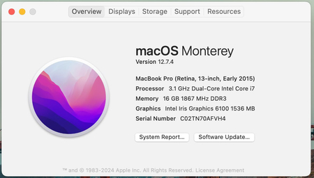 Mac book pro notebook