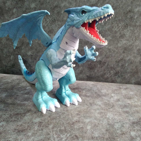 Игрушка дракон,механика,подсветка,ходит,рычит,состояние отличное