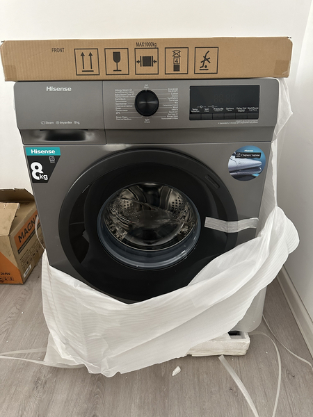 Hisense avtomat kirmoshina sotiladi inverter motor ishlatilmagan