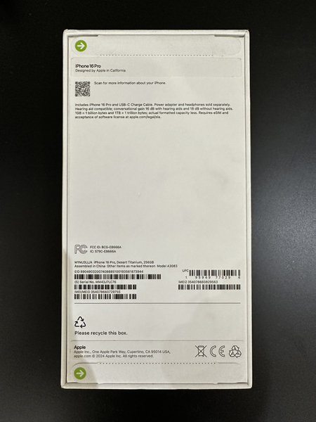 Продается Новый Iphone 16 Pro 128 GB