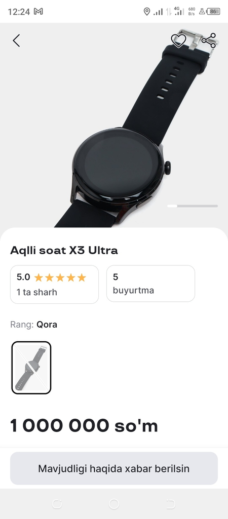 Smart soat X3 Ultra