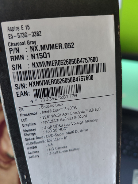 Acer core i3 Nvidia