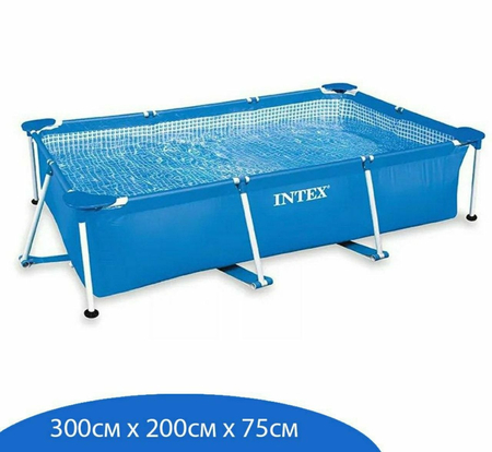 Каркасный Бассейн | basseyn INTEX | 300×200×75 доставка бесплатно NT-1