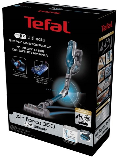 TEFAL Беспроводной пылесос AIR FORCE 360 FLEX ULTIMATE TY9571