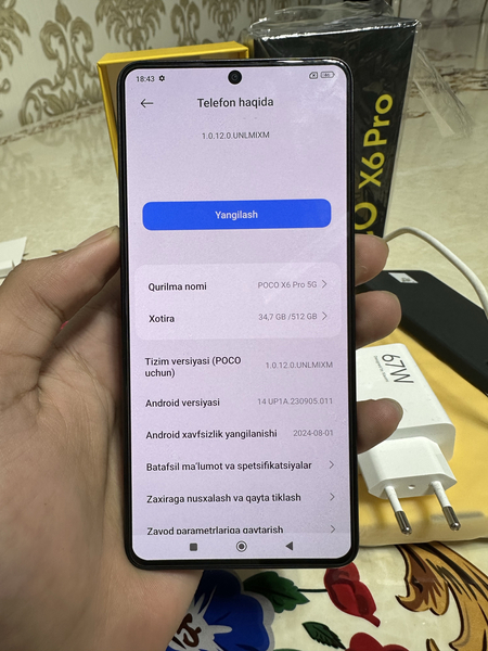 Poco x6 pro 5g 512gb