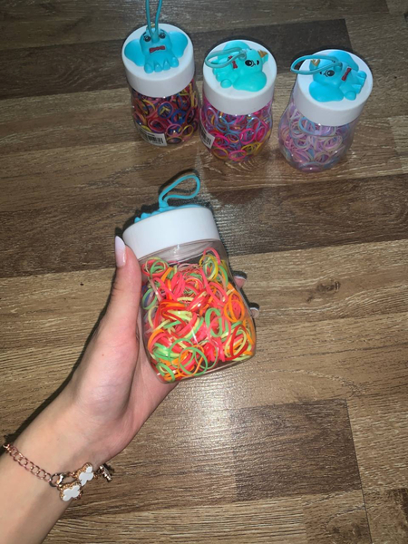мини резинки и косметика