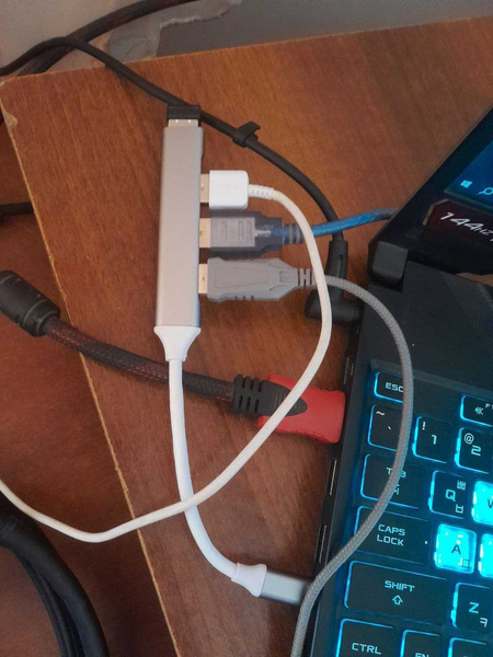 HUB Expansion Dock USB 3.0 4 Port Type C to USB Hub 4 in 1