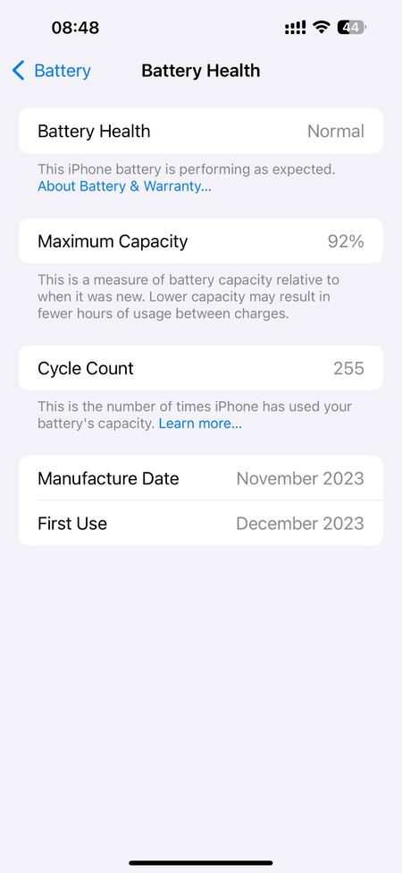 Iphone 15 pro max  256 gb  sim + esim