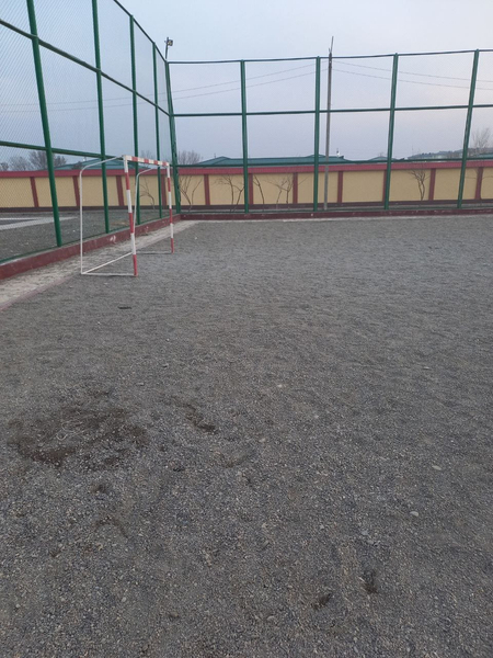 Газон футбольный.