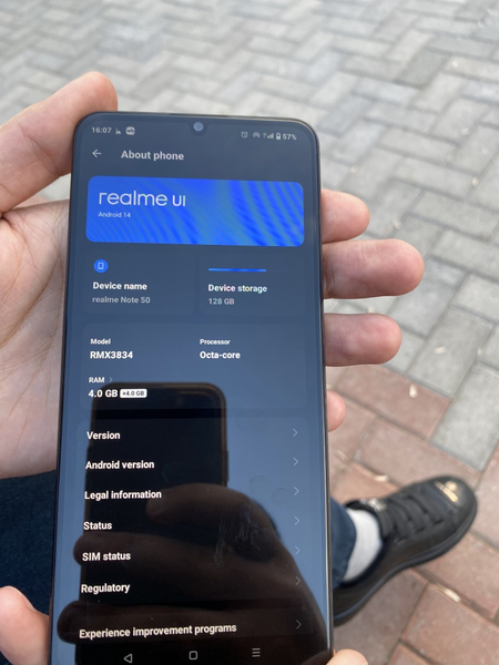 REALME NOTE 50 yangi