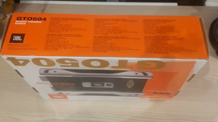 Абсолютно новый усилитель звука JBL GTO 504. Привезен из Германии!!