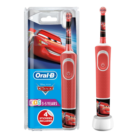 Детская электрическая зубная щётка Oral B Cars/тачки