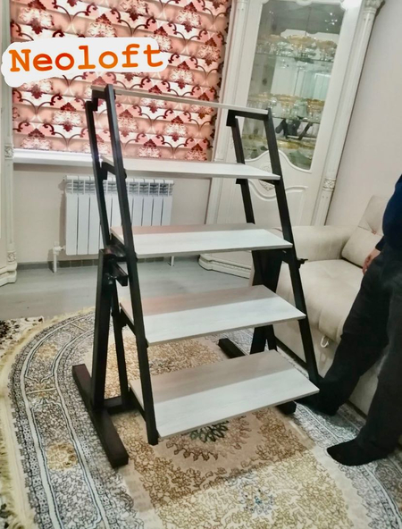 Трансформер стол полка